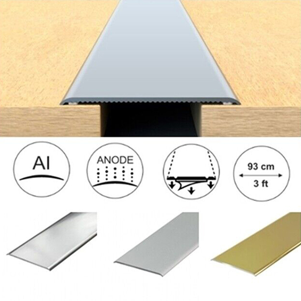 Buy High Quality Anodised Aluminium Door Floor Bar Edge Trim Threshold ...