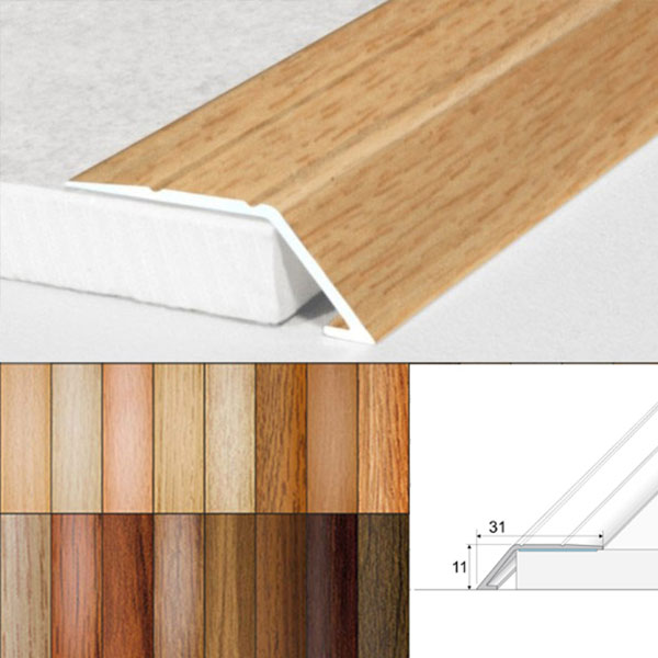 Shop Top Quality 31mm Self Adhesive Aluminium Wood Effect door ...