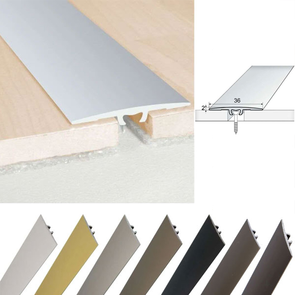 Buy Good Quality 36mm Wide Aluminium Flat Door Threshold A68 Anodised ...