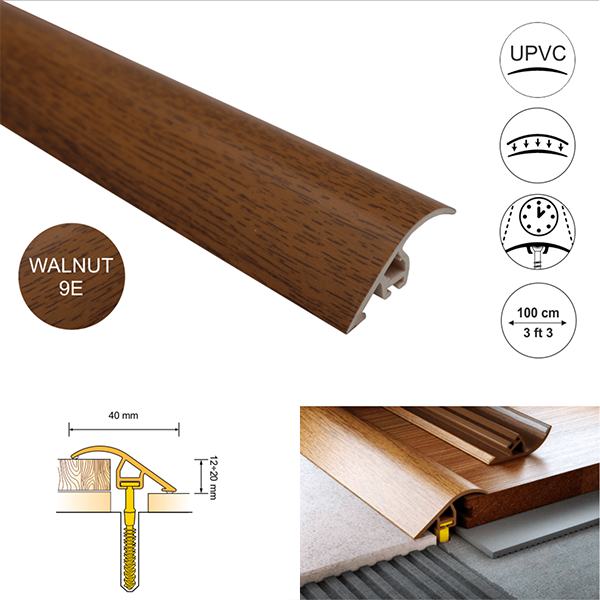 Buy Premium Quality 40mm UPVC Wood Effect Door Threshold Ramp